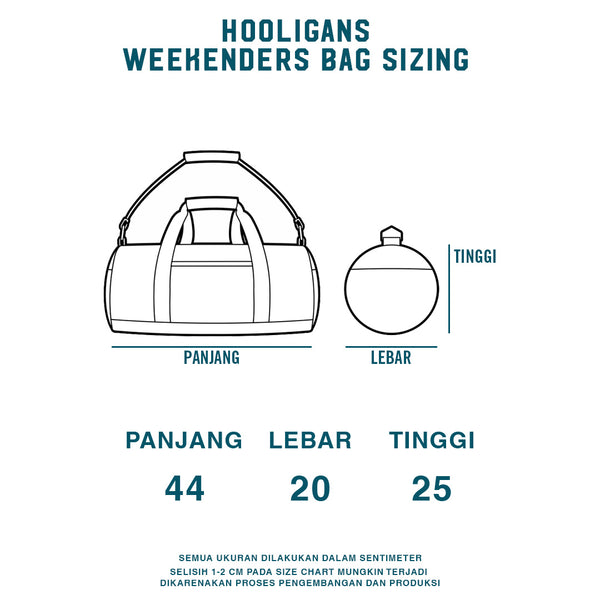 HOOLIGANS Duffle Bag Weekender - Black – Hooligans.co.id