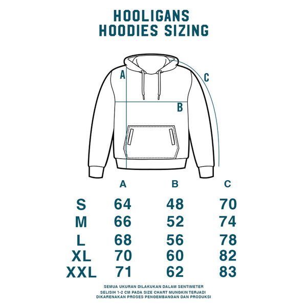 HOOLIGANS Hoodie Bold Speziale - Dusty Blue – Hooligans.co.id