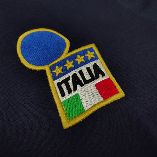 HOOLIGANS Hoodie Bold ITA Crest - Navy – Hooligans.co.id